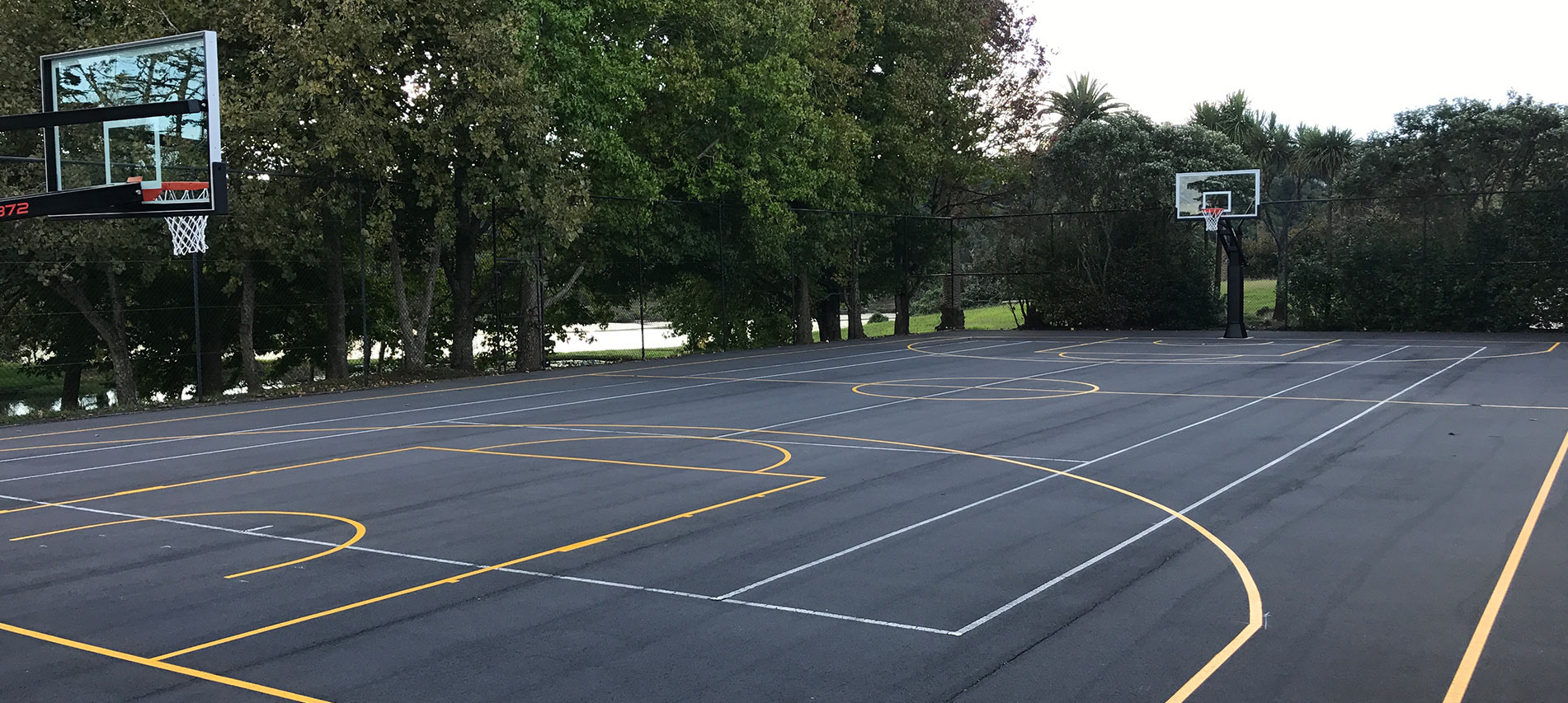 Sports line marking services - KP Linemarking